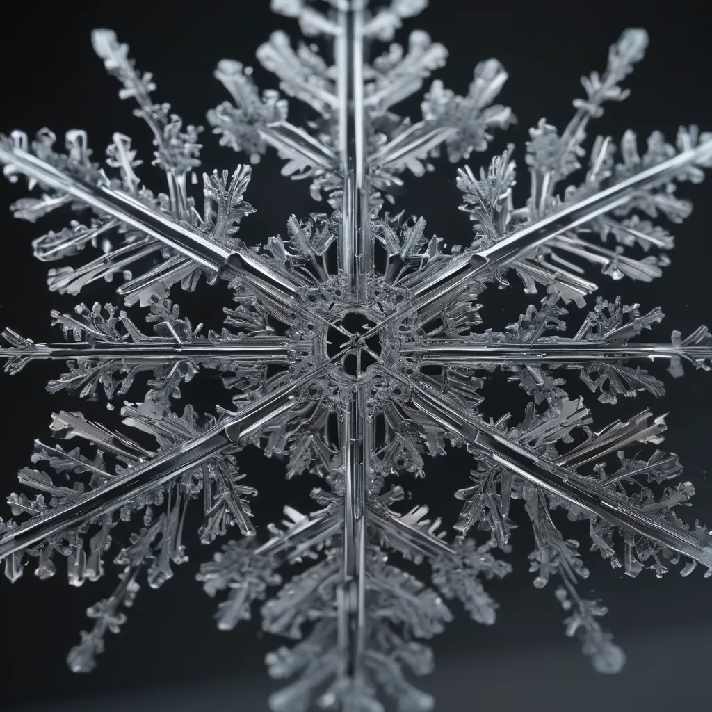 Exploring the Crystal Structure of Snowflakes
